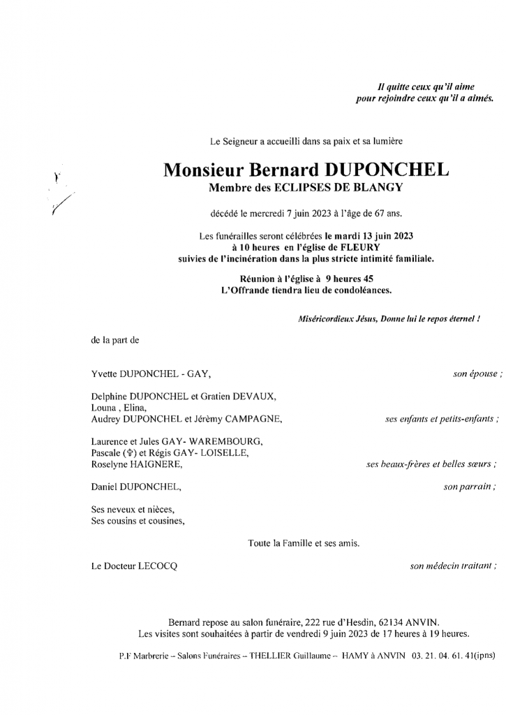 Monsieur Bernard DUPONCHEL – pompesfunebresmarbreriehamy