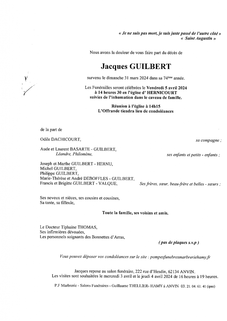 Monsieur Jacques GUILBERT – pompesfunebresmarbreriehamy